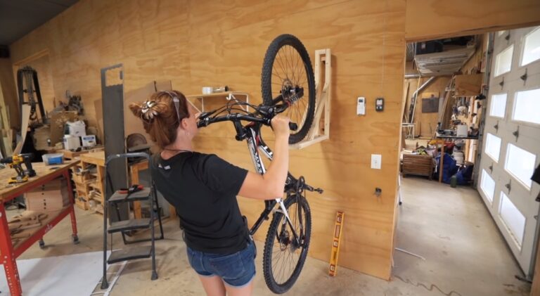 How To Mount Women's Bike On Bike Rack - String Bike
